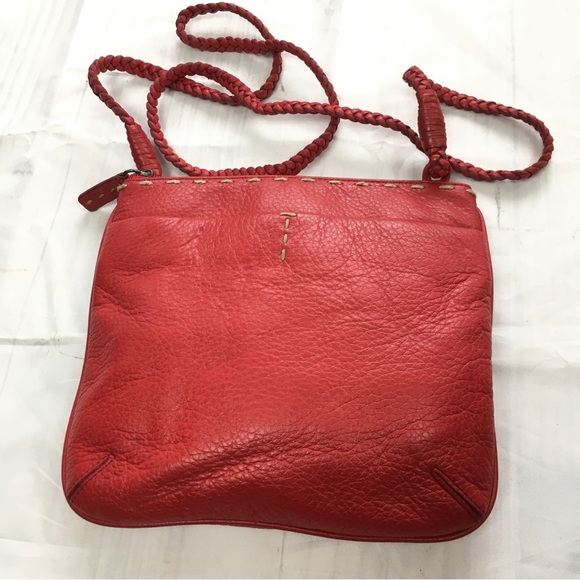 Sigrid Olsen | Bags | Sigurd Olsen Red Crossbody With Braided Strap ...